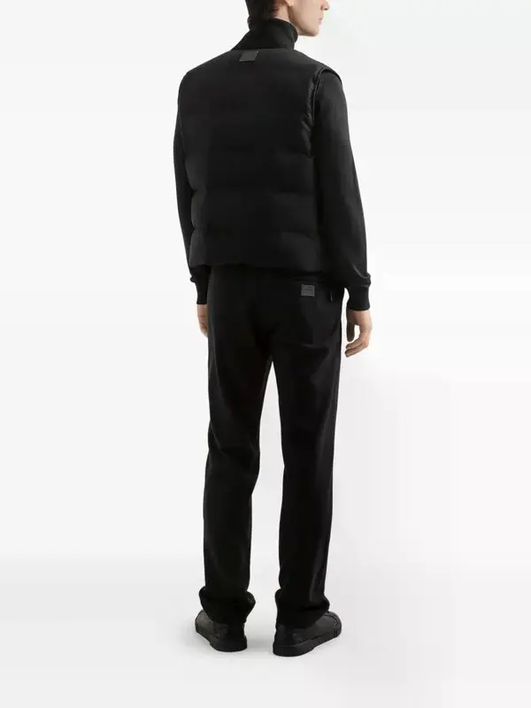 Dolce & Gabbana Quilted Padded Gilet - Black