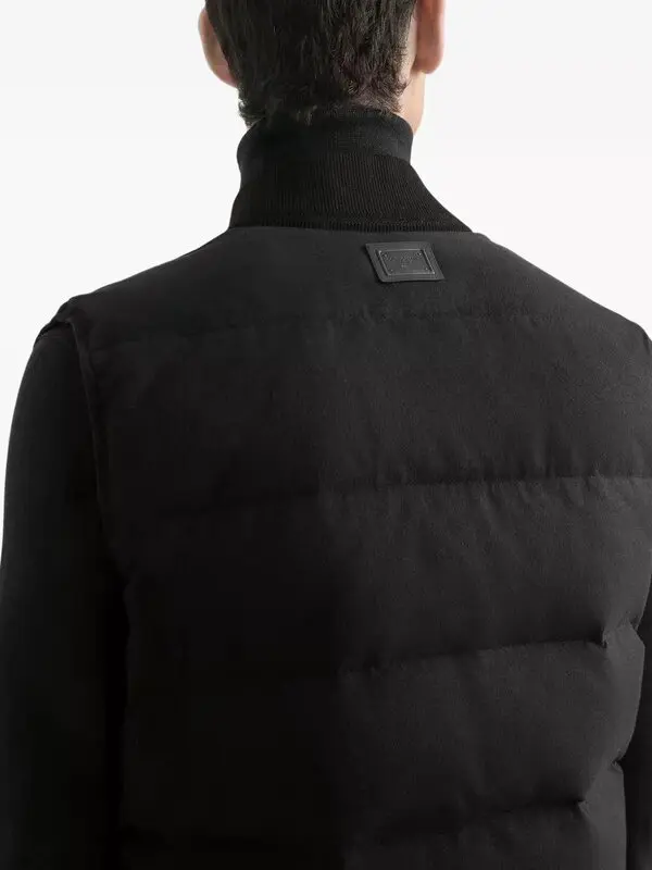 Dolce & Gabbana Quilted Padded Gilet - Black