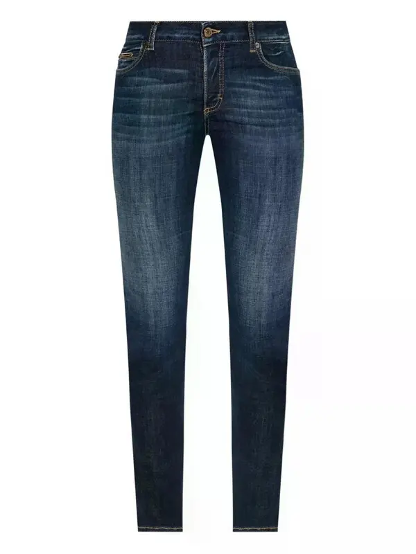 Dsquared2 Logo-plaque Cropped Jeans