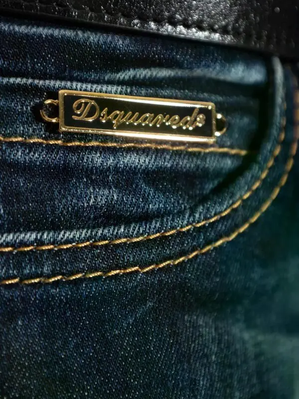 Dsquared2 Logo-plaque Cropped Jeans
