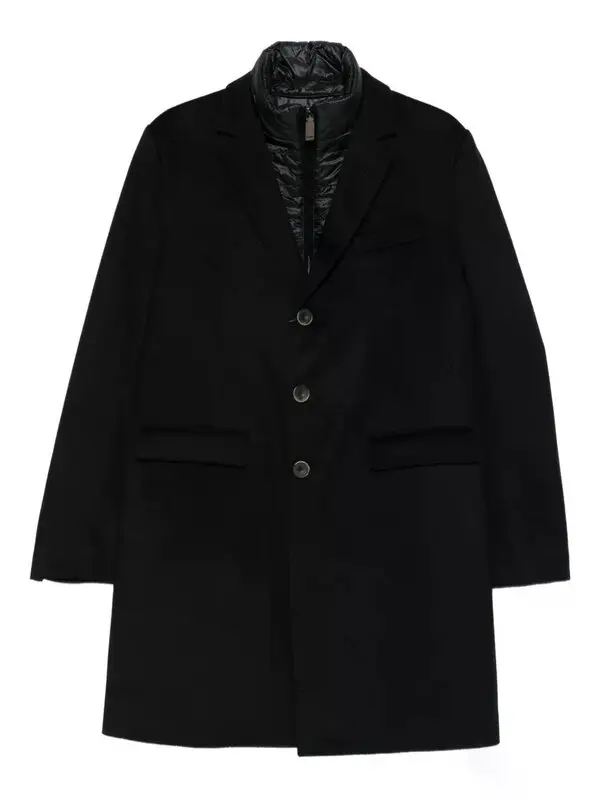 Herno Button Coat With Detachable Liner