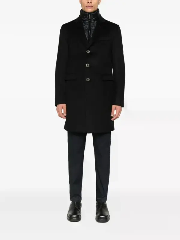 Herno Button Coat With Detachable Liner