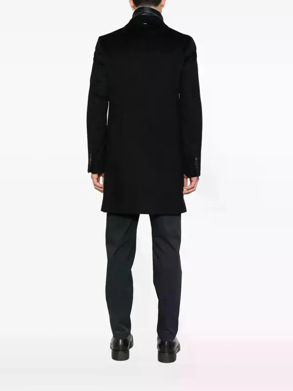 Herno Button Coat With Detachable Liner