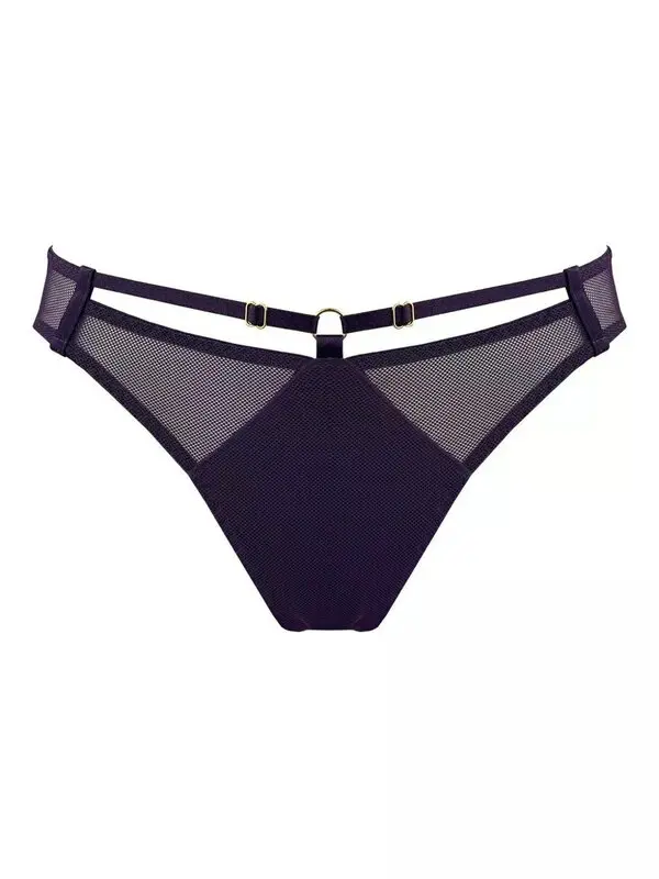 BORDELLE Nara Mesh-paneled Brief - Purple