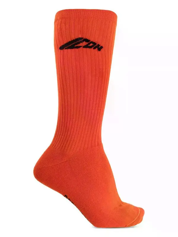 Dsquared2 Icon-logo Socks - Orange