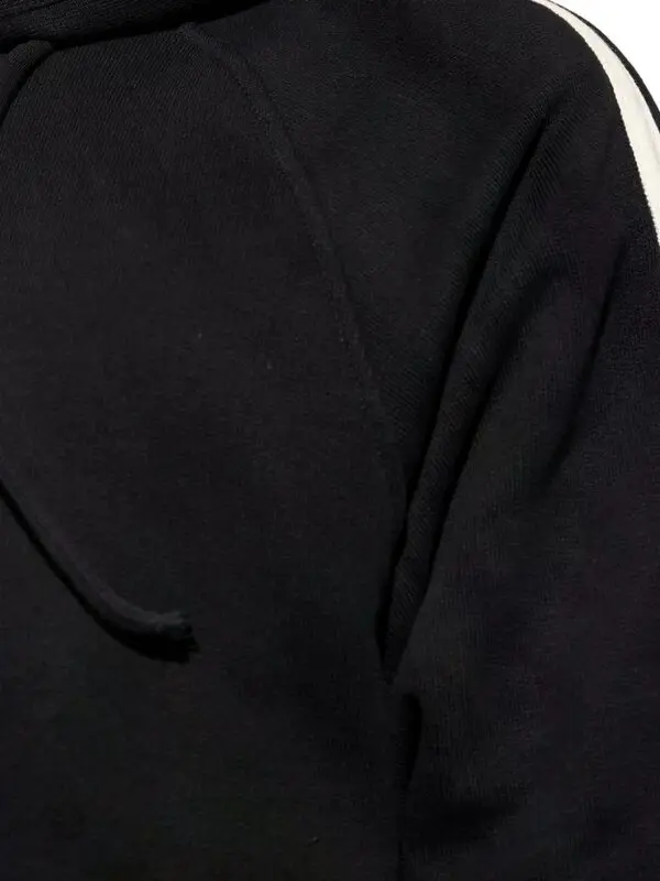 Palm Angels Hooded Sweatshirt With Stripe Detail