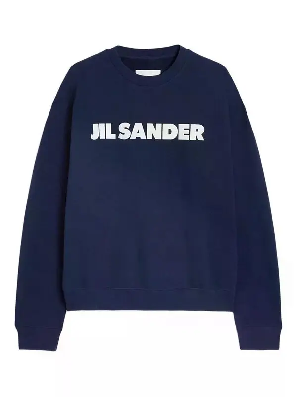 JIL SANDER Logo-print Sweatshirt - Blue
