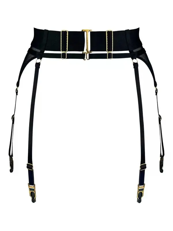 BORDELLE Nara Mesh Suspenders - Black
