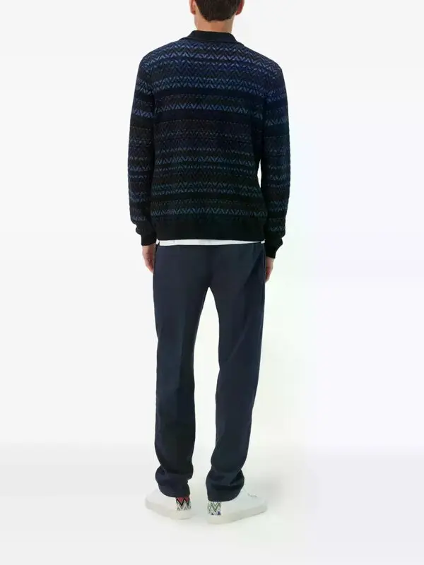 Missoni Chevron-pattern Cardigan - Black