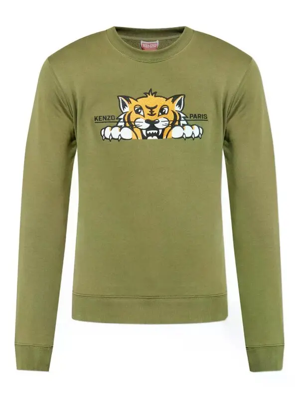 Kenzo Tiger-print Crew Neck Sweatshirt