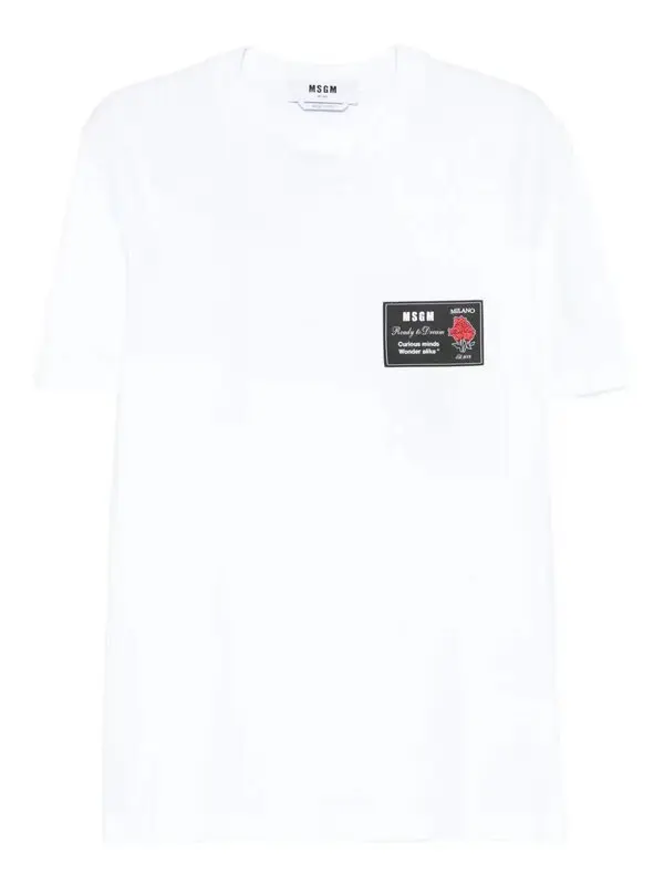 MSGM Cotton T-shirt - White