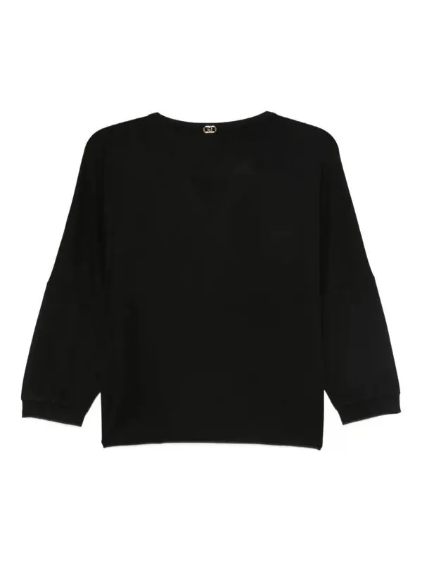 Liu Jo Embellished V-neck Blouse
