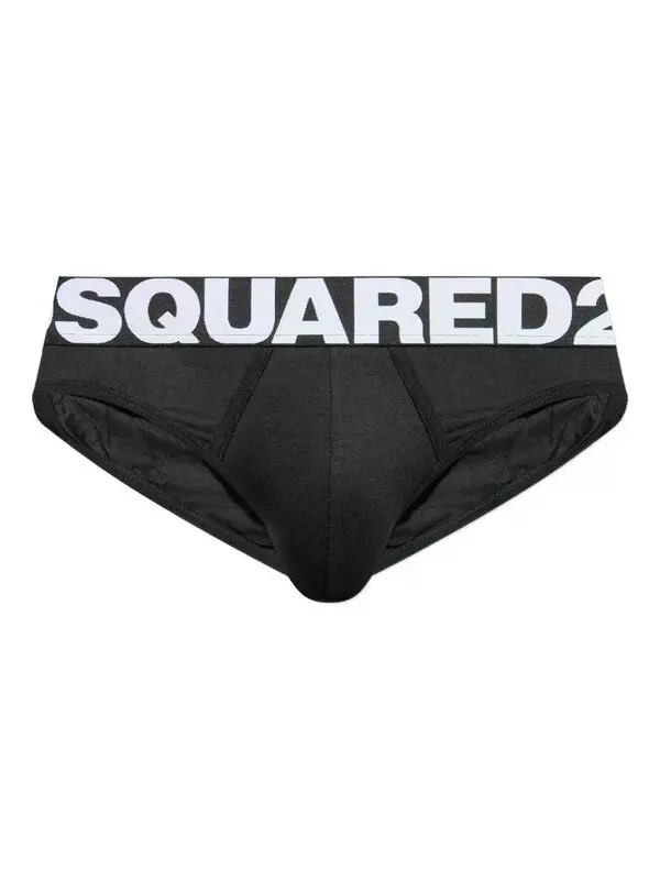 Dsquared2 Logo-band Briefs - Black