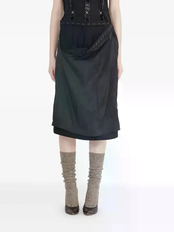 MAISON MARGIELA Strapless Midi Dress