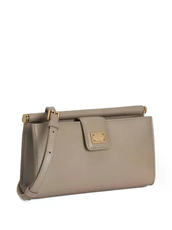Dolce & Gabbana Clasp-fastening Mini Bag - Neutrals