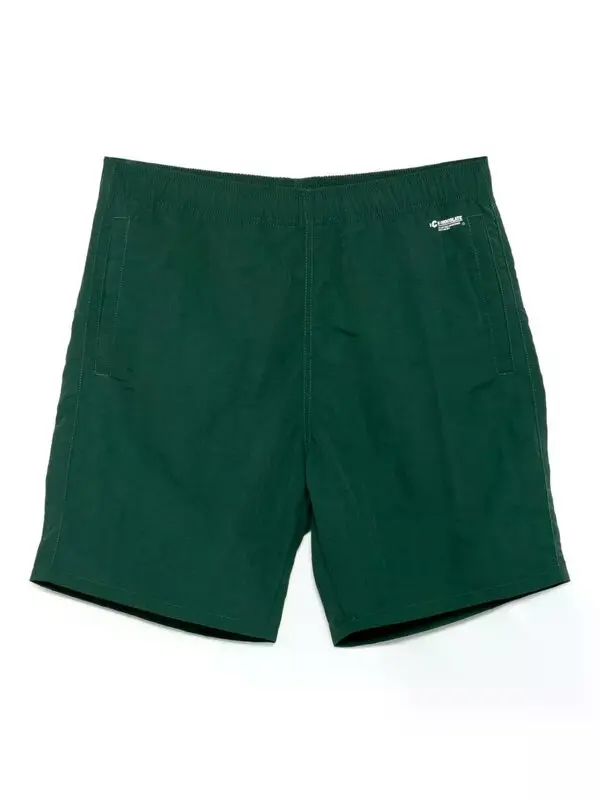 CHOCOOLATE Logo Track Shorts - Green