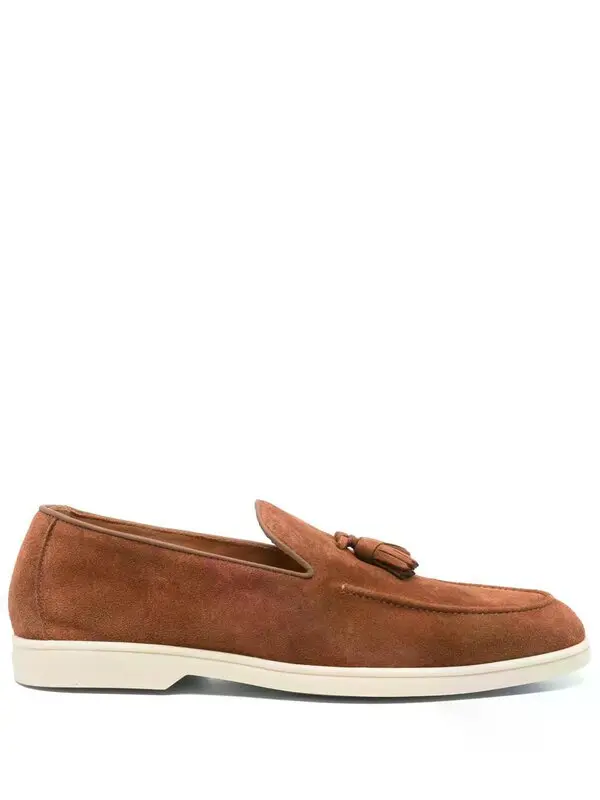 DOUCAL'S Leather Loafers - Brown