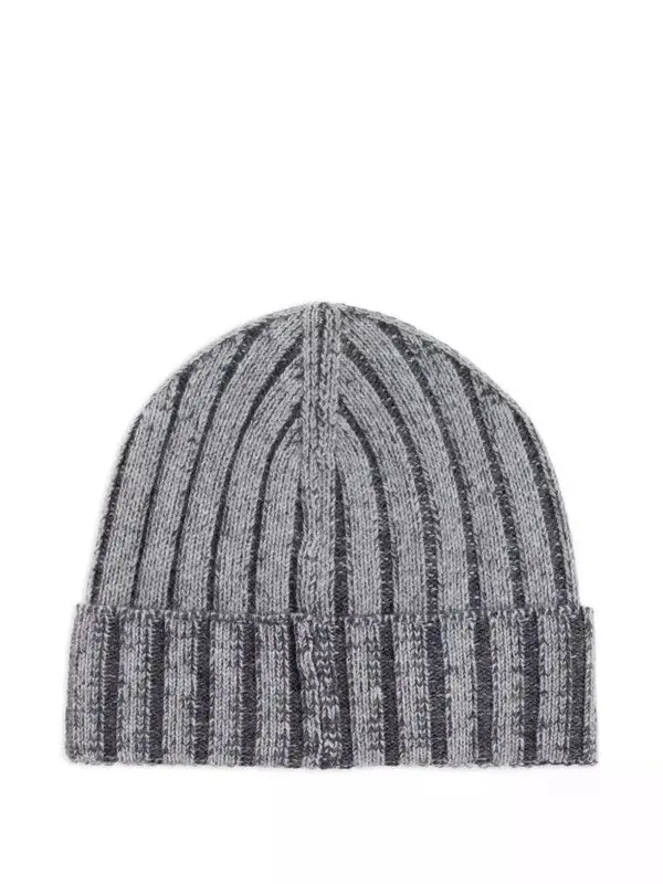 Emporio Armani Ribbed Wool Beanie