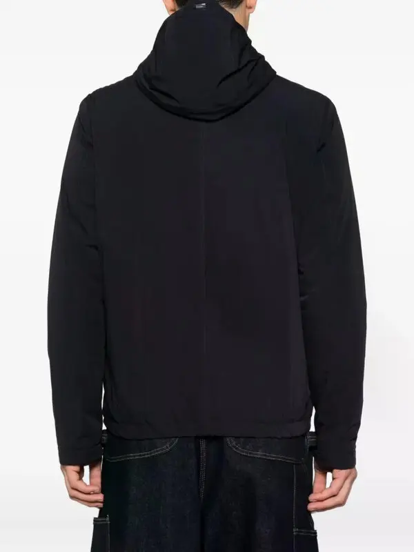 Herno Hooded Zip-front Jacket - Blue