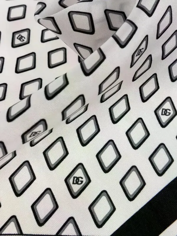 Dolce & Gabbana Geometric-pattern Silk Scarf