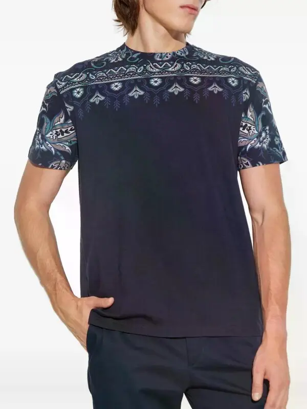 Etro Paisley-print Short-sleeved T-shirt