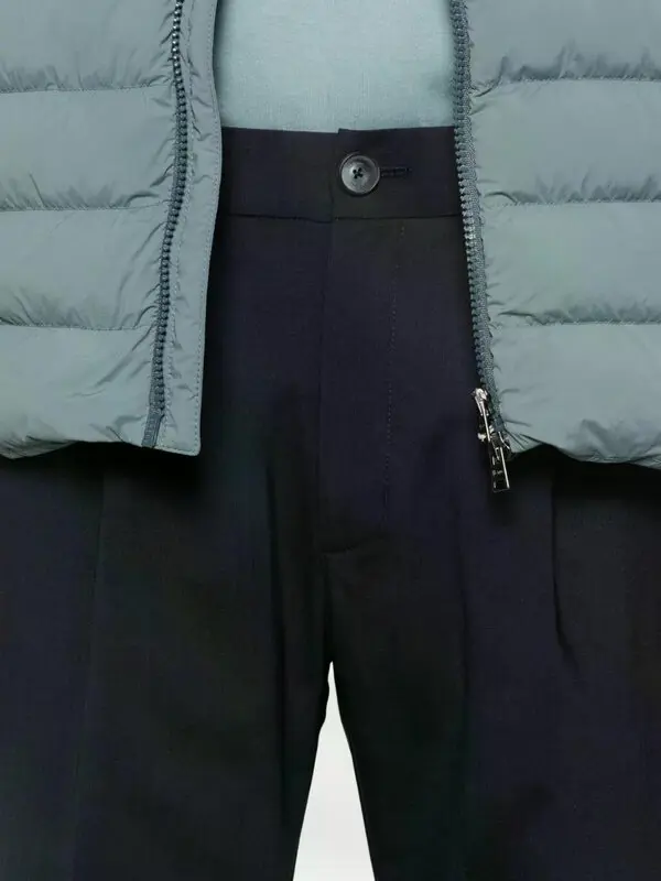 Herno Pleated-front Trousers - Blue