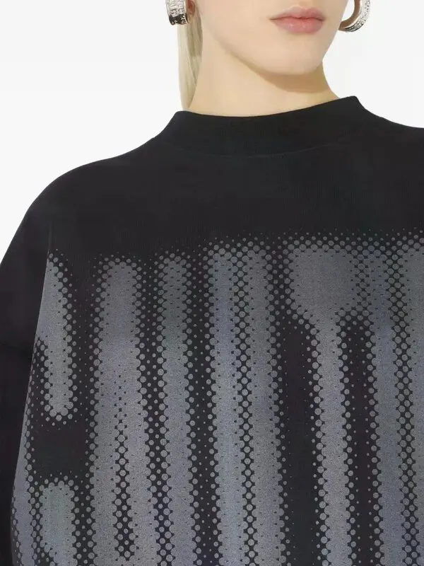 JEAN PAUL GAULTIER Halftone-logo Print T-shirt