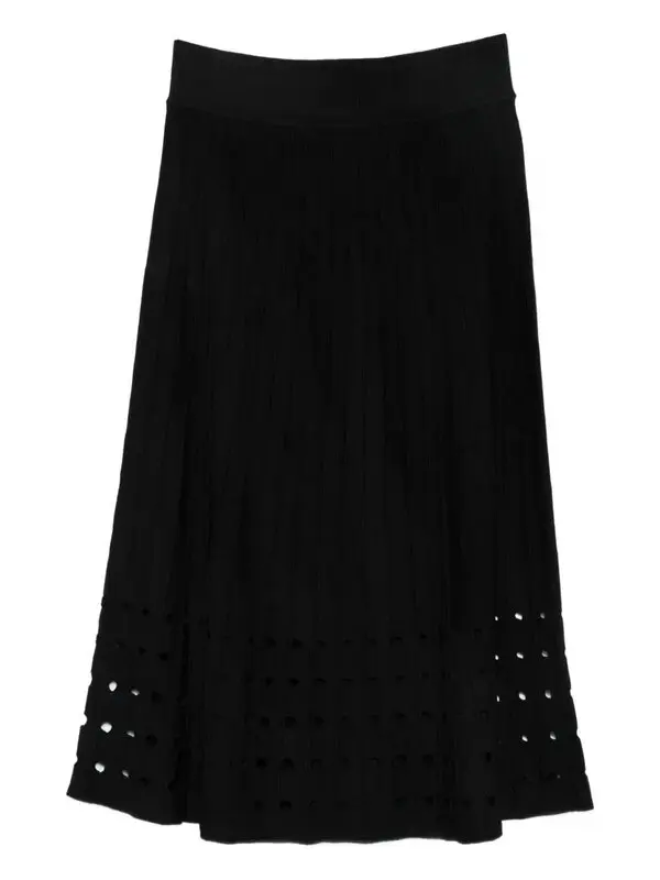 Dkny Crepe Midi Skirt