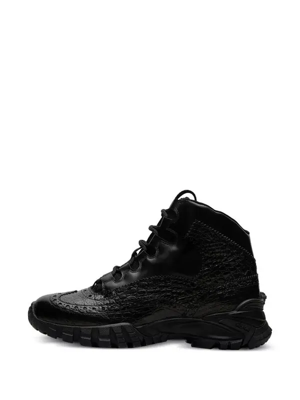 Versace Lace-up Vibram Boots