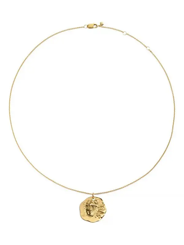Monica Vinader Gp Zodiac Gemini Necklace - Gold