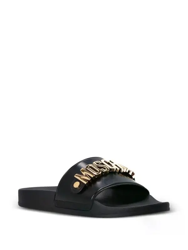 Moschino Logo-plaque Slides