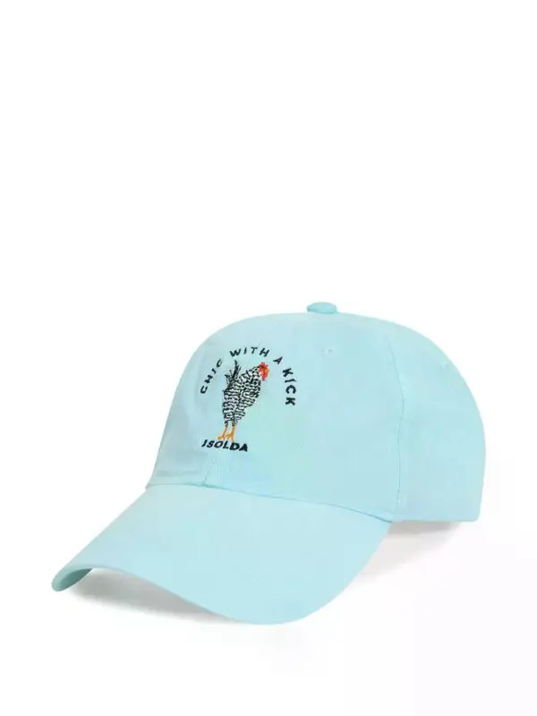 Isolda Embroidered Baseball Cap - Blue
