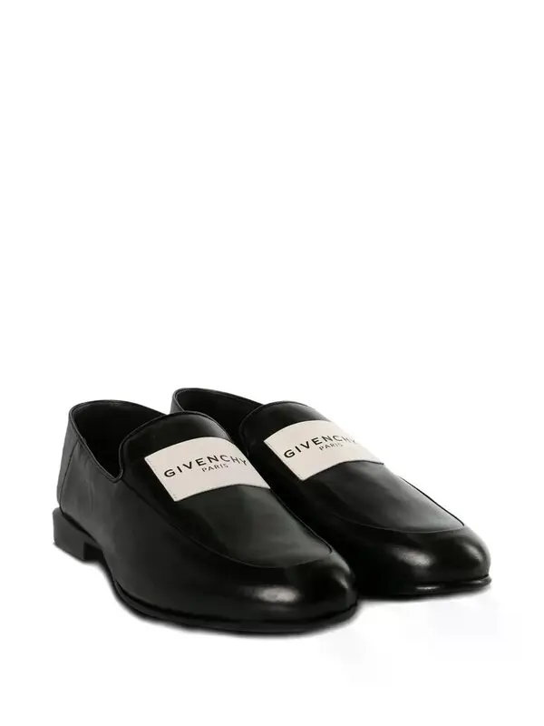 Givenchy Leather Logo Loafers