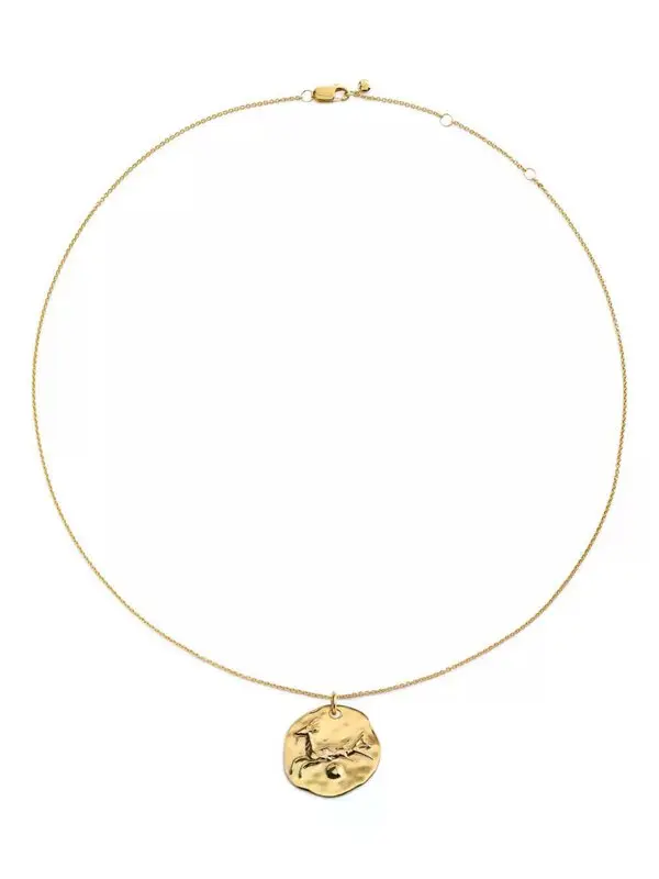 Monica Vinader Gp Zodiac Capricorn Necklace - Gold
