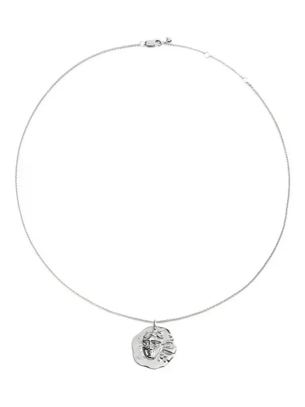 Monica Vinader Gemini Zodiac Pendant Necklace - Silver