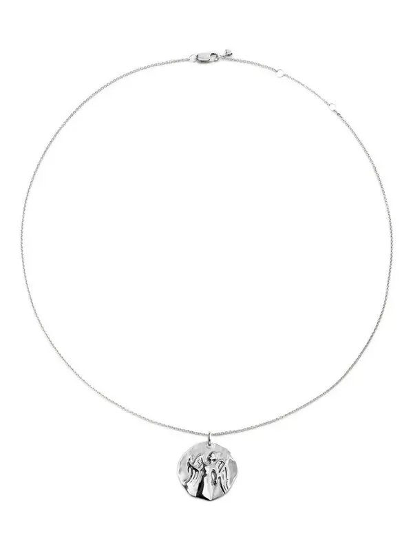 Monica Vinader Virgo Zodiac Pendant Necklace - Silver
