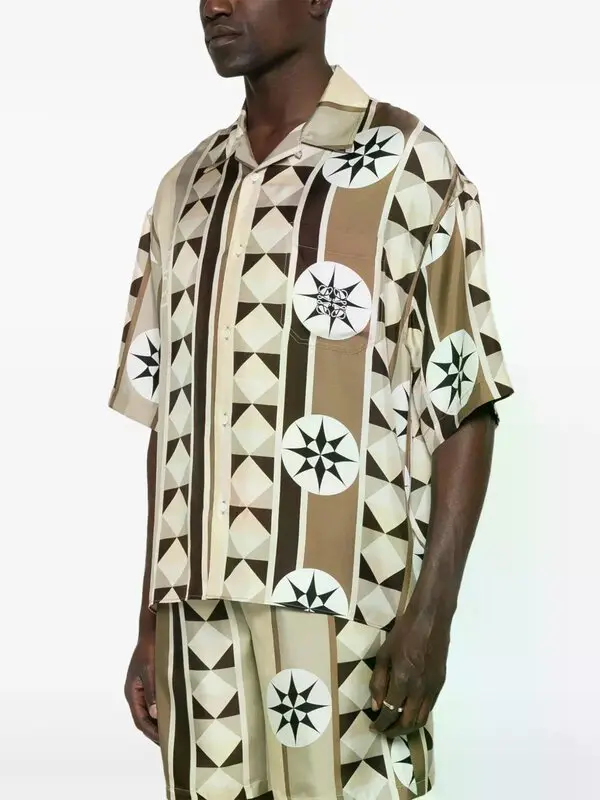 Loewe Graphic-print Shirt - Neutrals