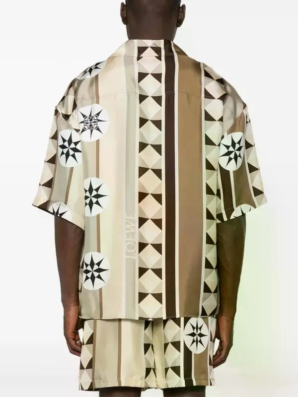 Loewe Graphic-print Shirt - Neutrals