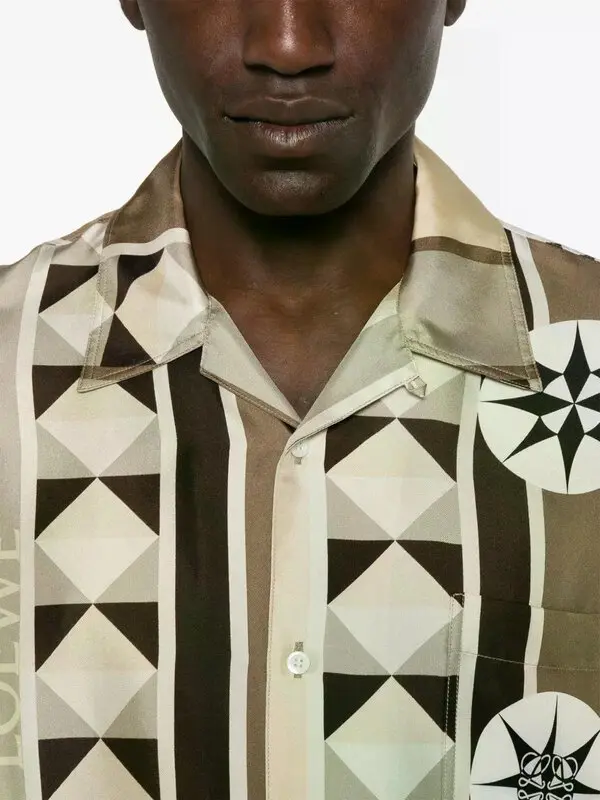 Loewe Graphic-print Shirt - Neutrals