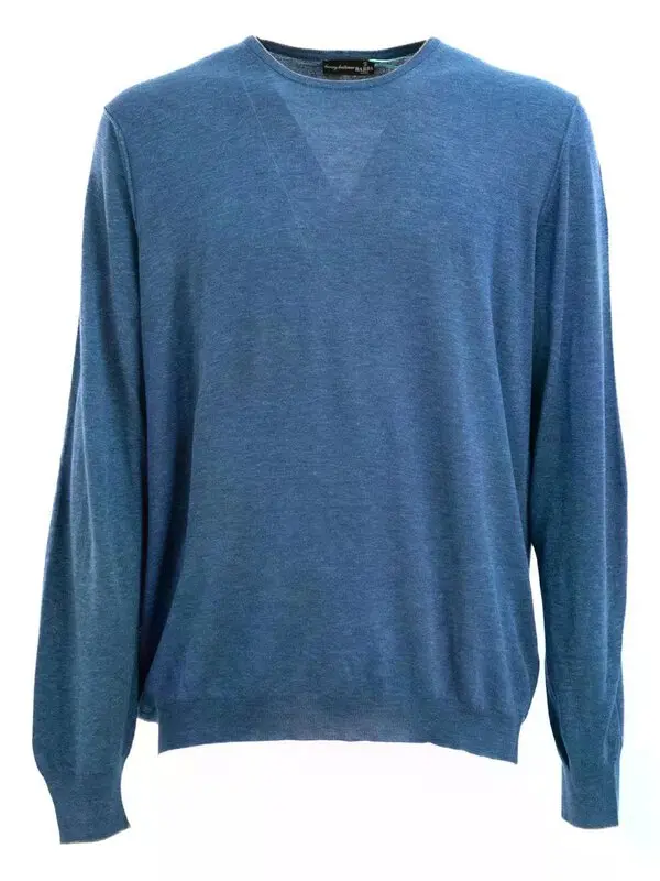 BARBA NAPOLI Crew-neck Silk Sweater