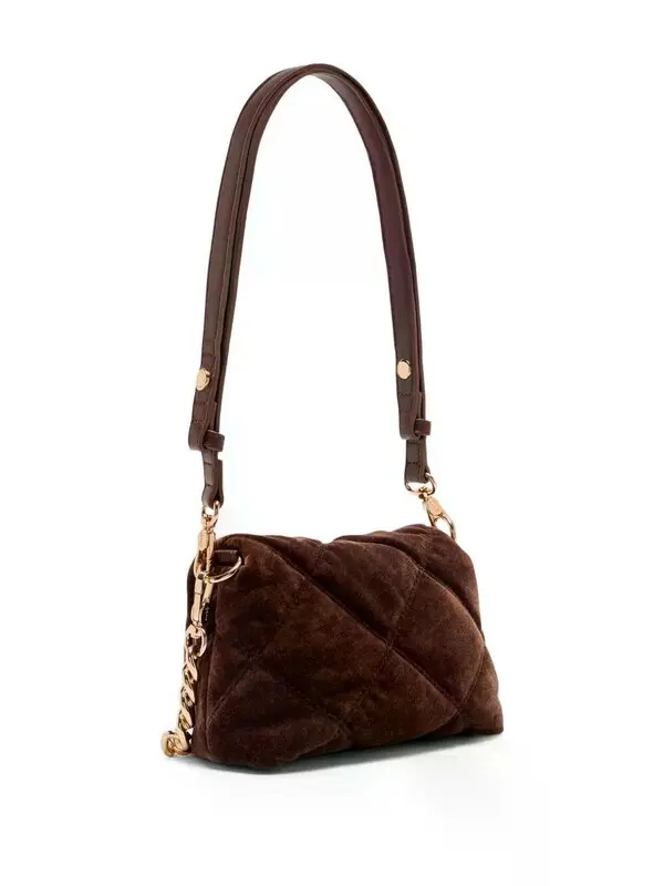 Liu Jo Small Lapuffy Quilted Cross Body Bag - Brown