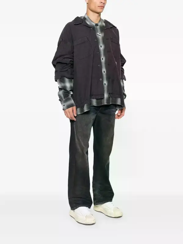 Mihara Yasuhiro Layered Long Sleeve Jacket