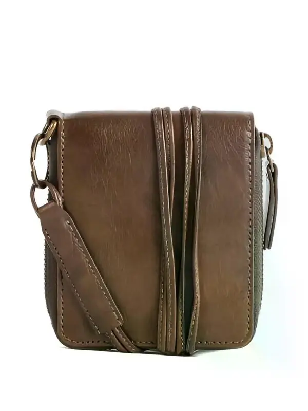 BEA MOMBAERS Zip-fastening Leather Wallet - Brown