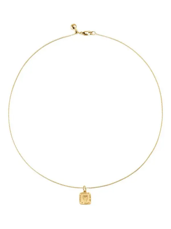 Monica Vinader Love Token -tone Necklace - Gold