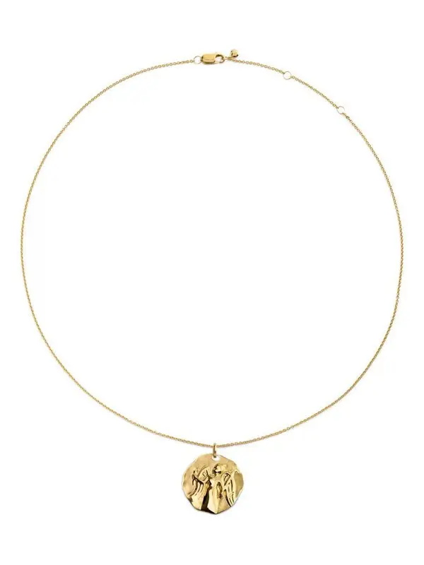 Monica Vinader Gp Zodiac Virgo Necklace - Gold