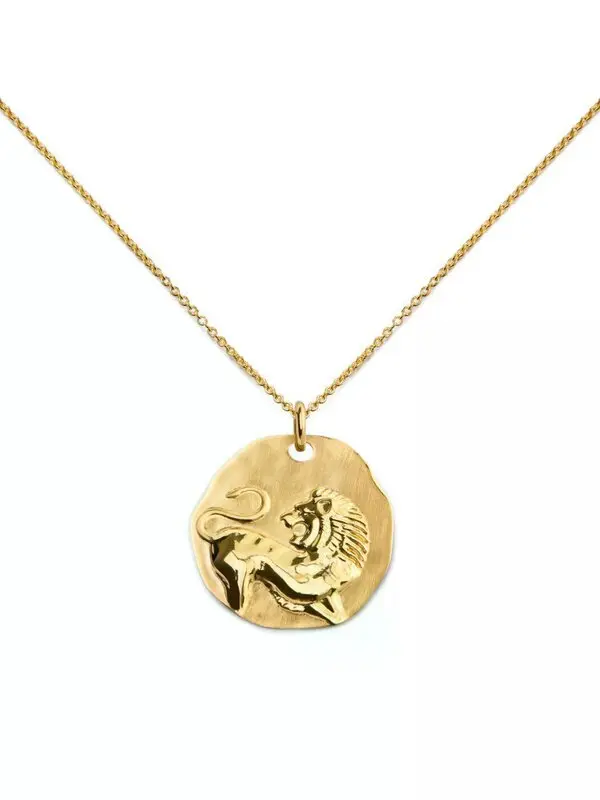 Monica Vinader Gp Zodiac Leo Necklace - Gold