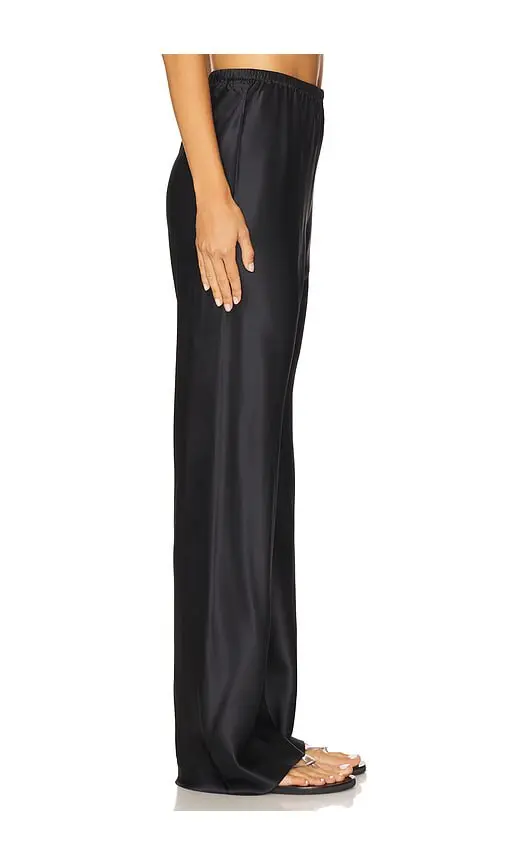 EAVES Loretta Silk Pants - Black