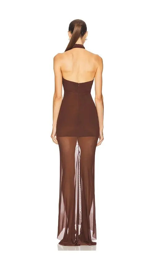 Amanda Uprichard X Revolve Alaina Gown - Brown