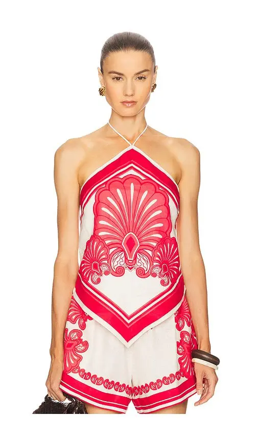 SHANI SHEMER Rosa Top - Red