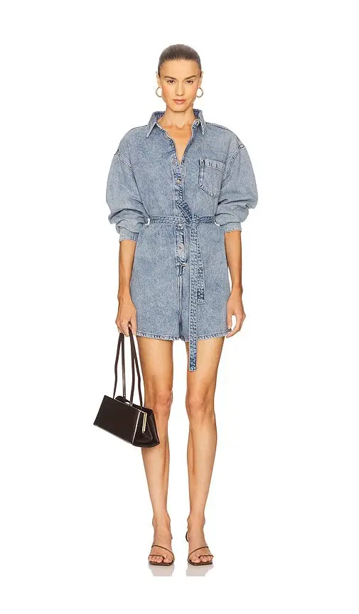 Good American Denim Romper - Blue